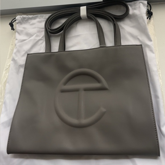 Telfar | Bags | Telfar Medium Shopper Bag Grey | Poshmark